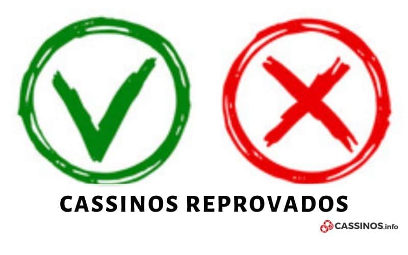 Cassinos reprovados • Lista de sites que não recomendamos Cassinos reprovados • Lista de sites que não recomendamos